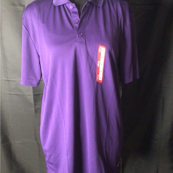 bcg | Shirts | Bcg Purple Polo Shirt With Classic Collar And Short ...